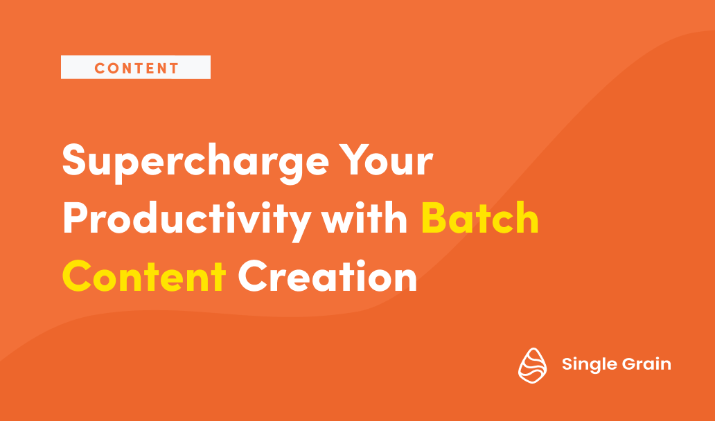 Batch Creating Content: Boost Efficiency & Save Time